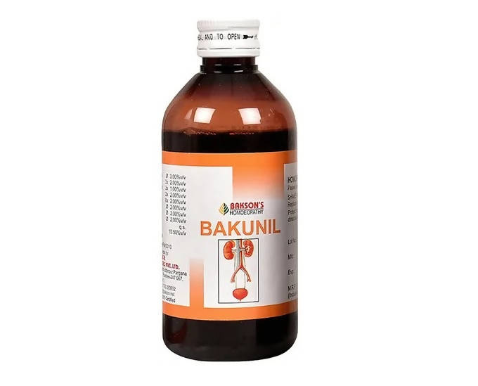 Bakson's Homeopathy Bakunil Syrup (Sugar Free) – Pushmycart.in